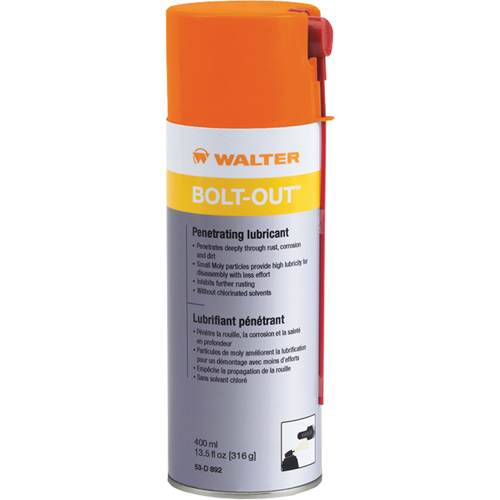 WALTER SURFACE TECHNOLOGIES Bolt-Out Penetrating Lubricant, Aerosol Can ...